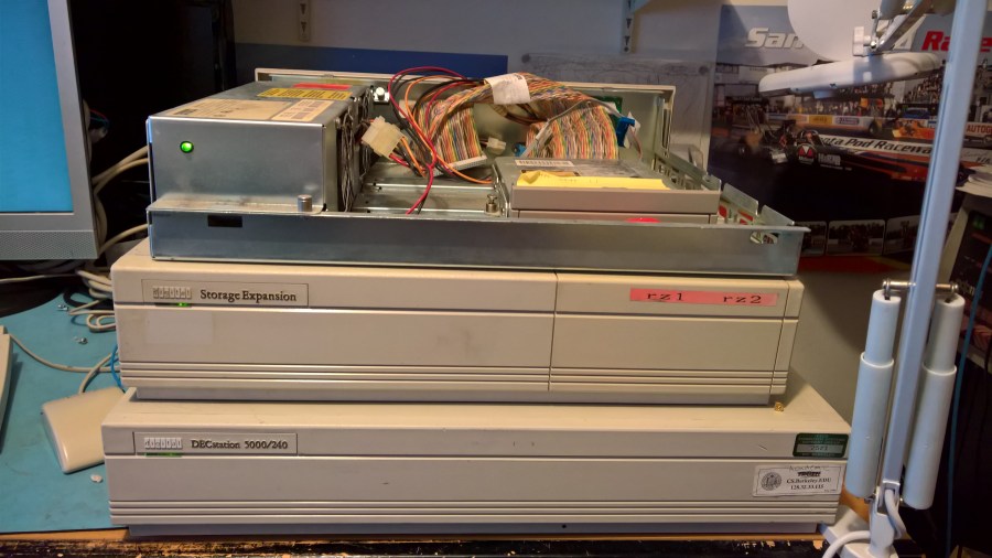 DECstation 5000 Model 240 Ultrix Installation Setup | Rob's Old Computers